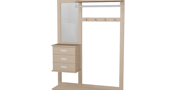 Drēbju pakaramie stiprināmi pie sienas un atsevišķi stāvoši